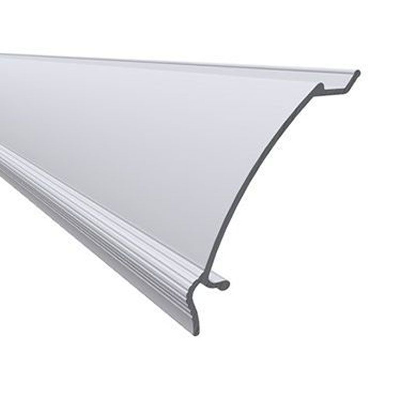 SOL-50 PV Montagesystem Abschlussblende 4 m Alu pressblank | Alu pressblank | Einzelbezug | SG ...